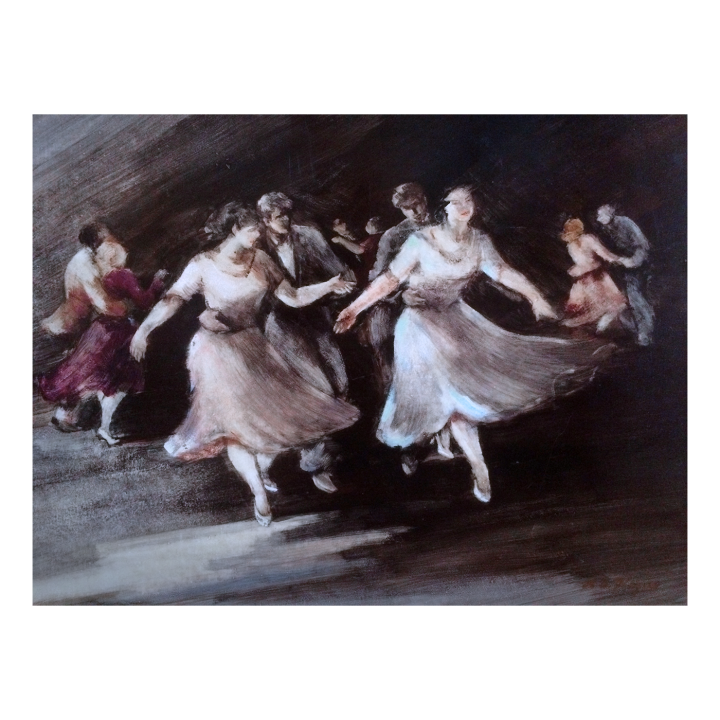 Hilde Kayn (1903-1950) New York painter The Dance c.1940 – David Smernoff