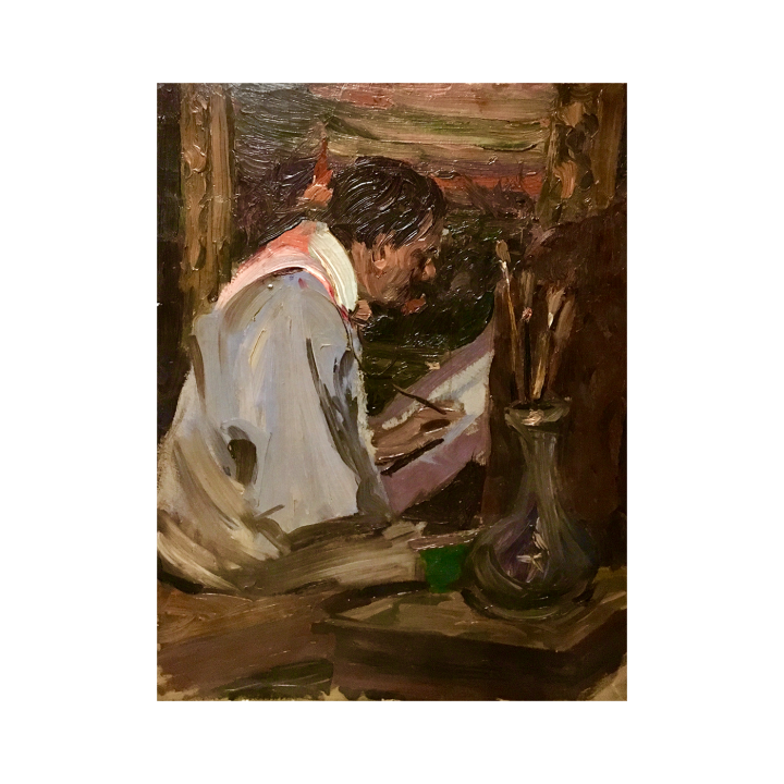 Charles S Graham [1852-1911] American ” Artist at work ” circa 1890 ...