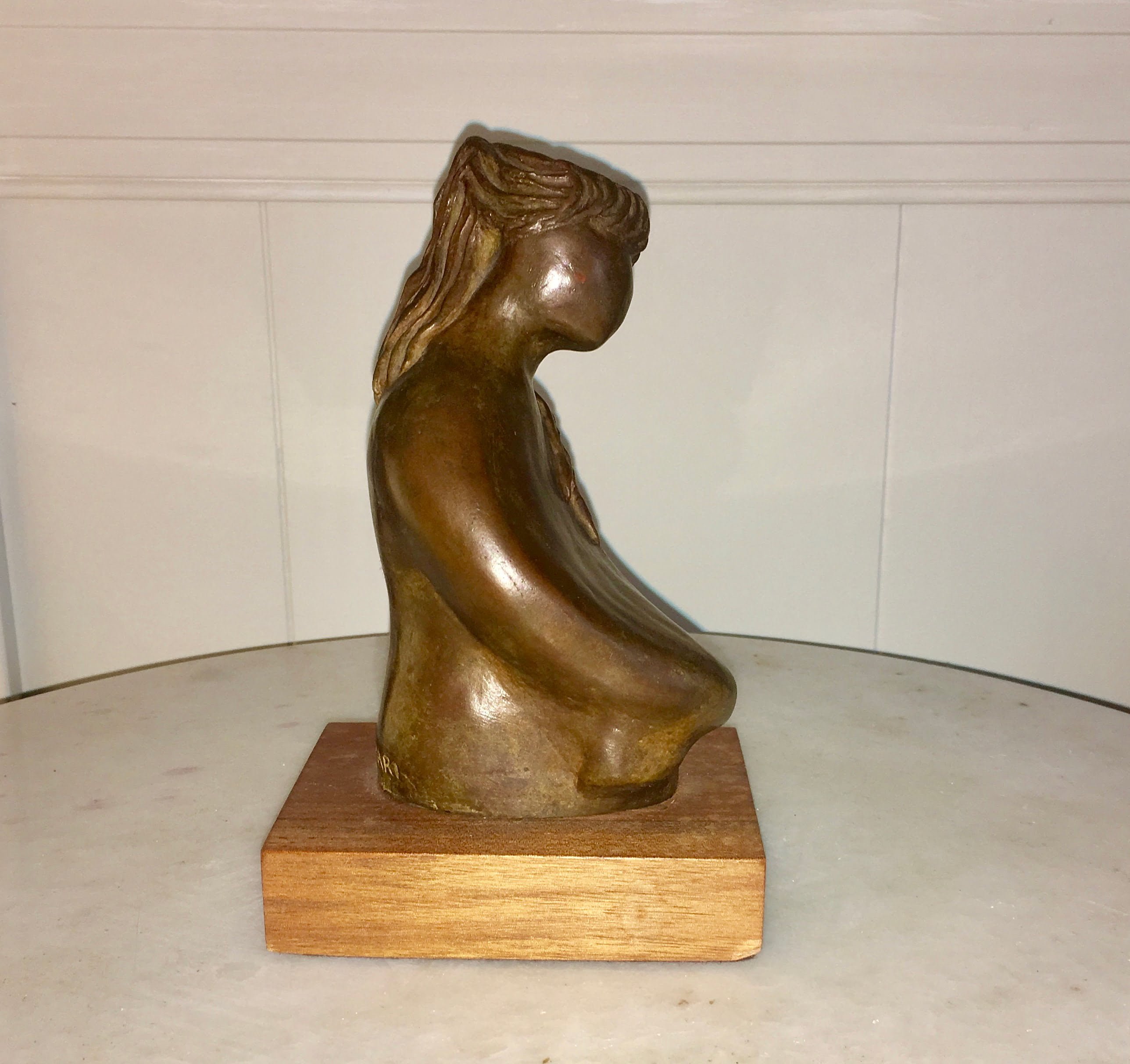 Kenneth Hari [born 1947] : Modernist bronze woman, ca.1960s. – David ...