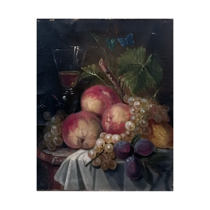 Duroi [Early 19th-century] Belgian landscape & still-life painter ...