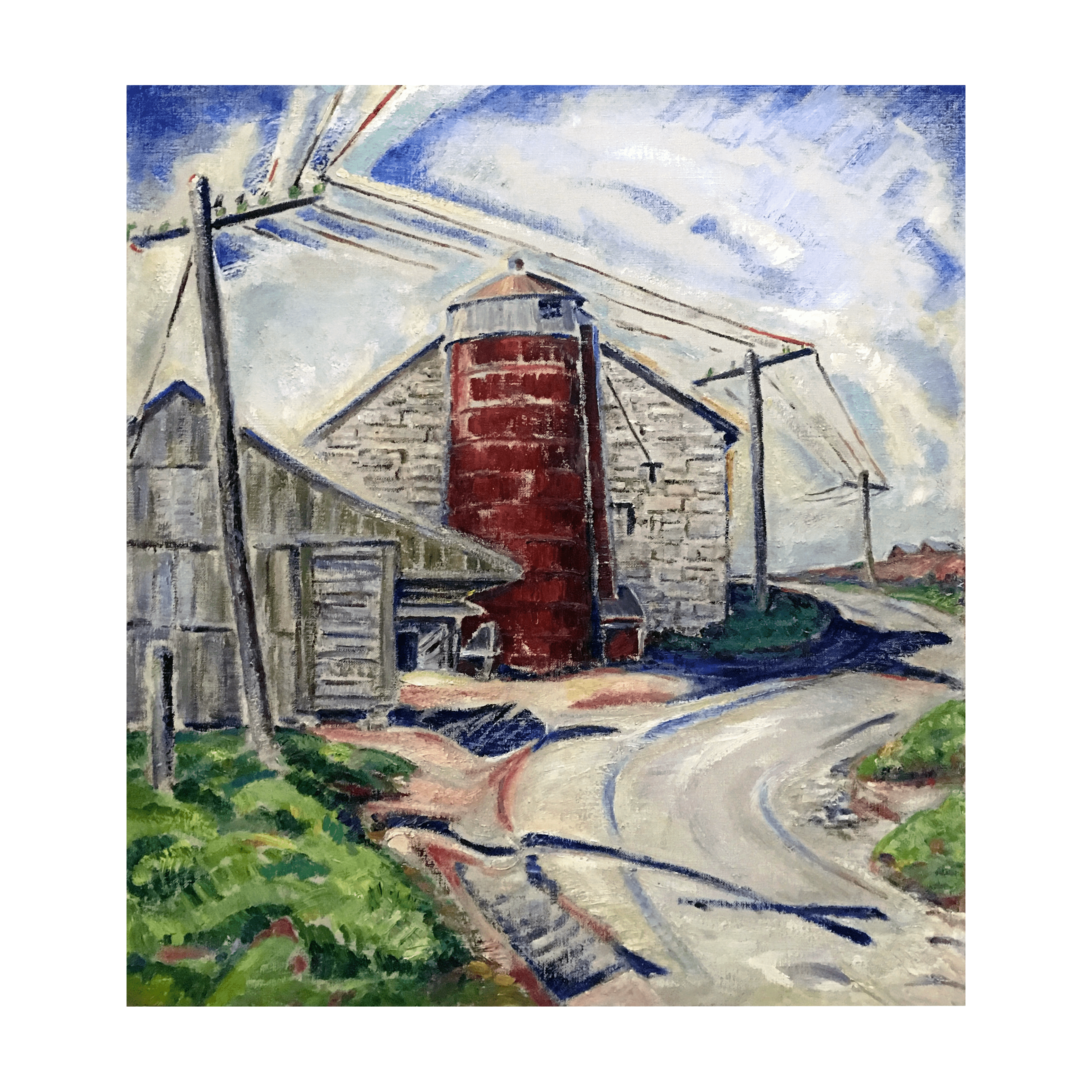 Alice Turner Roberts [1876-1955] American : The silo, 1930. – David ...