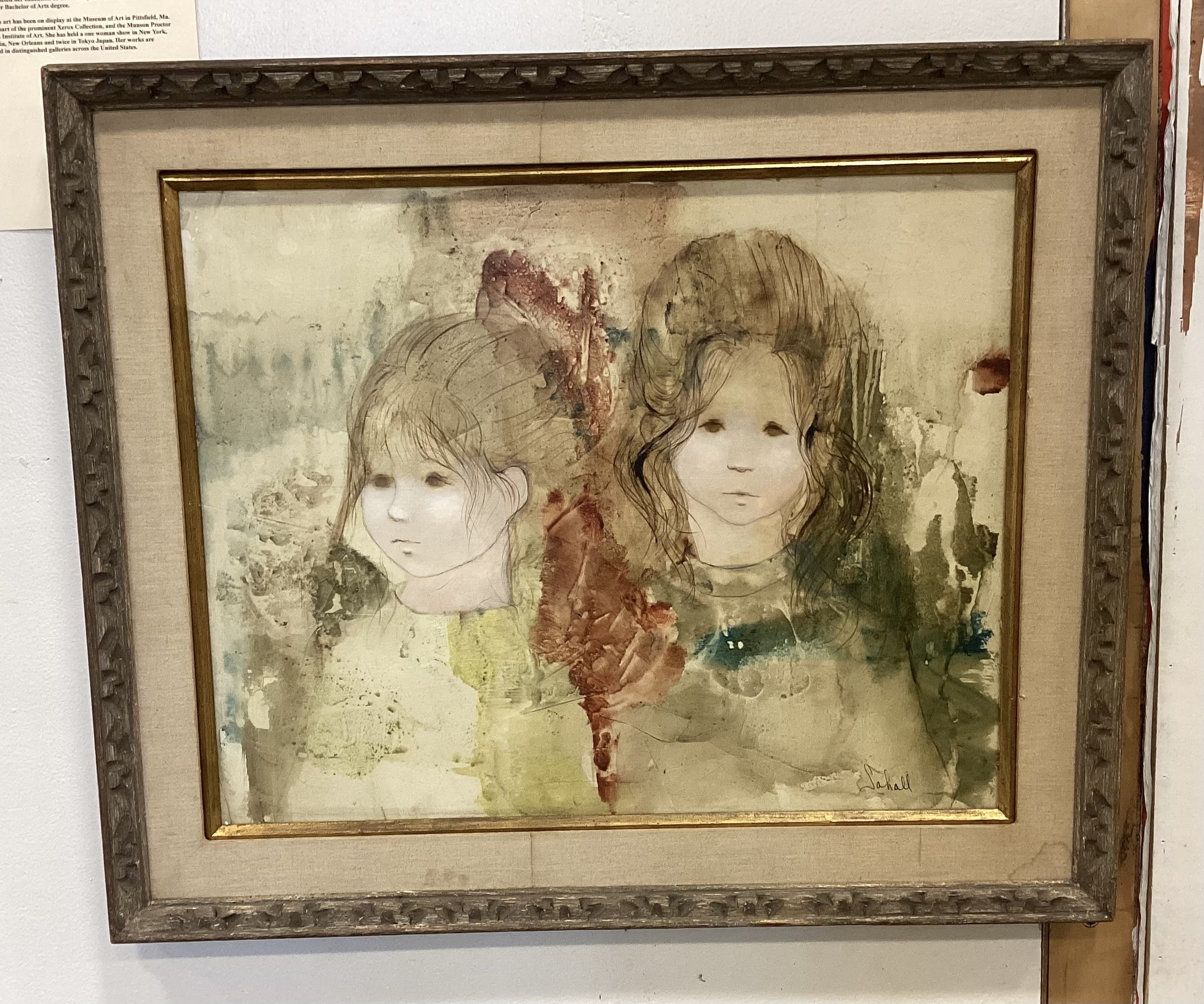 Susan Sahall [1954-2012] : Portrait of two young sisters, ca.1960s ...
