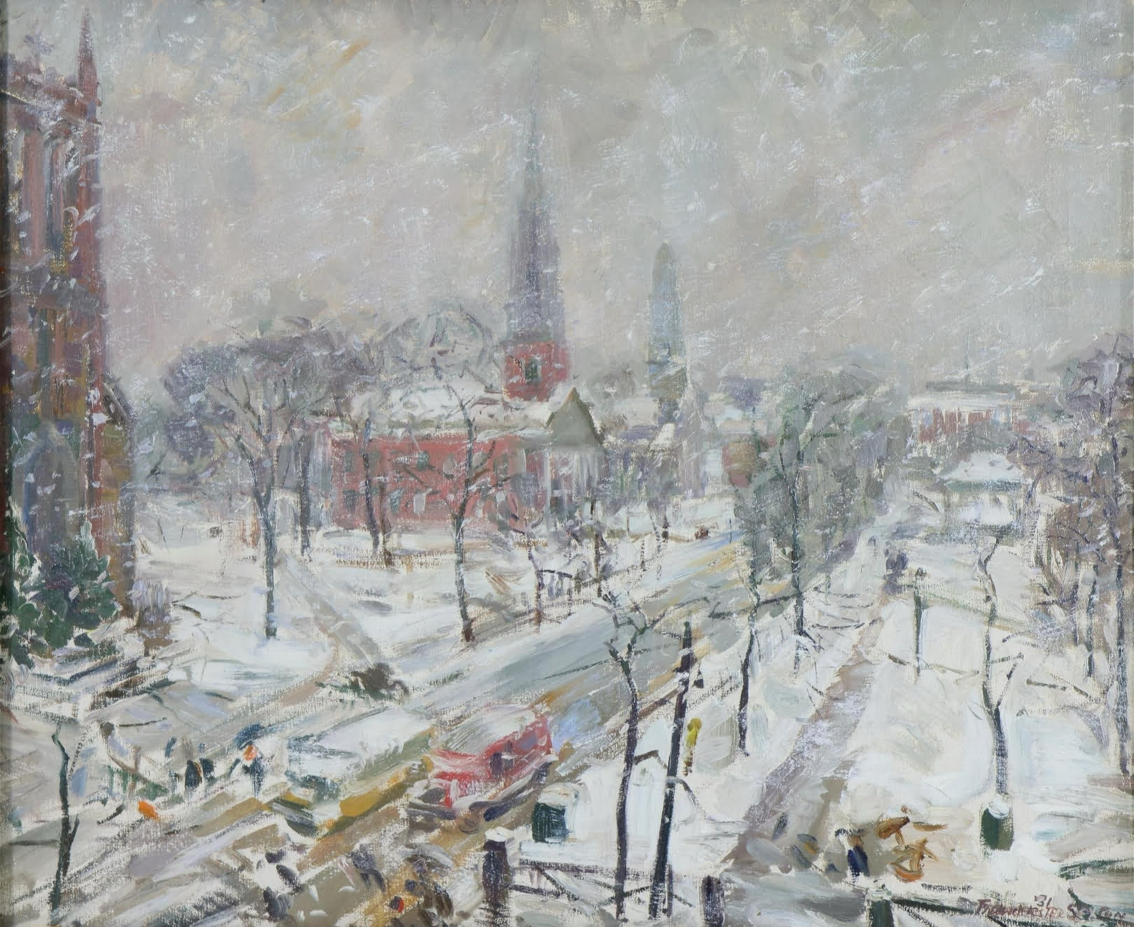 Frederick Lester Sexton [1889-1975] : The three churches on the New ...